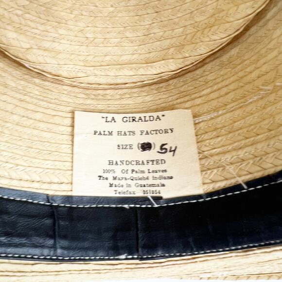 Palm Hats Factory | Accessories | Palm Hats Factory La Giralda Vintage ...